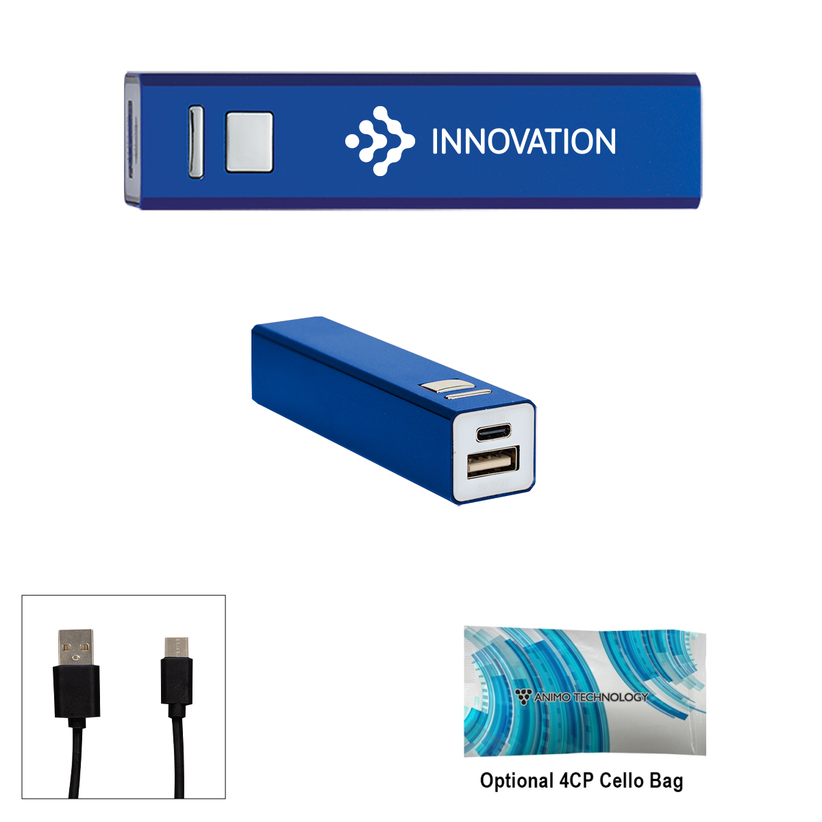 #26852 - 1500 mAh On-The-Go Power Bank 2.0 - Hit Promotional Products