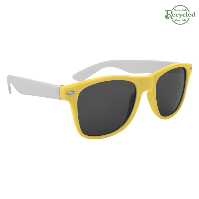 #56287 Full Color Colorblock Malibu Sunglasses - Hit Promotional Products