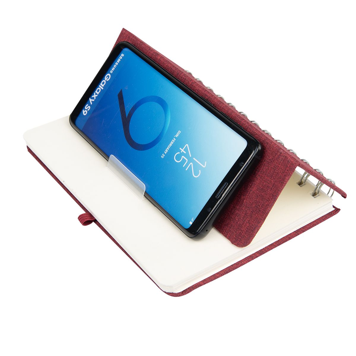 #65028 RPET Notebook With Phone Holder - Hit Promotional Products
